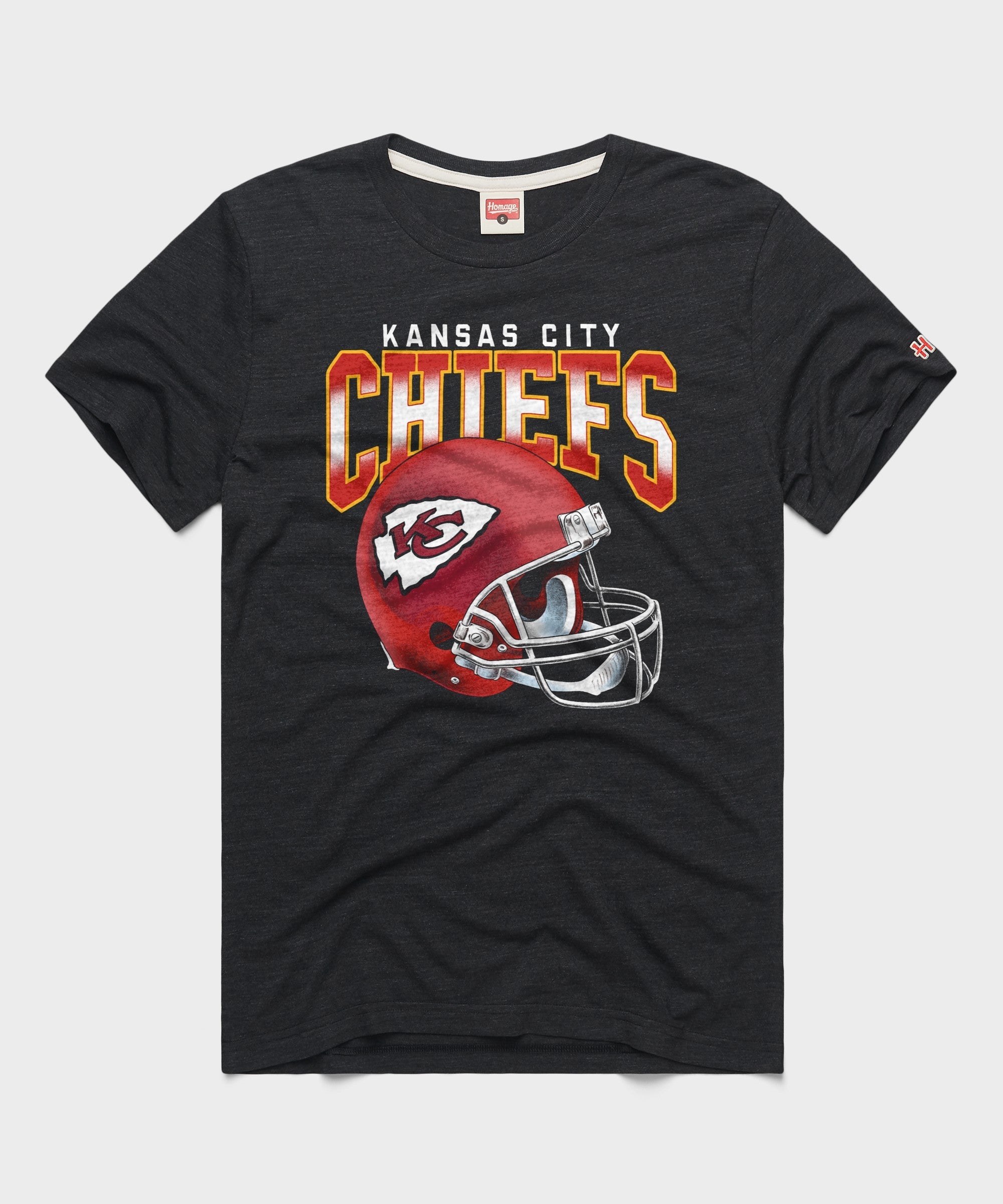 Kansas City Chiefs Gradient Helmet | Men's NFL T-Shirt – HOMAGE