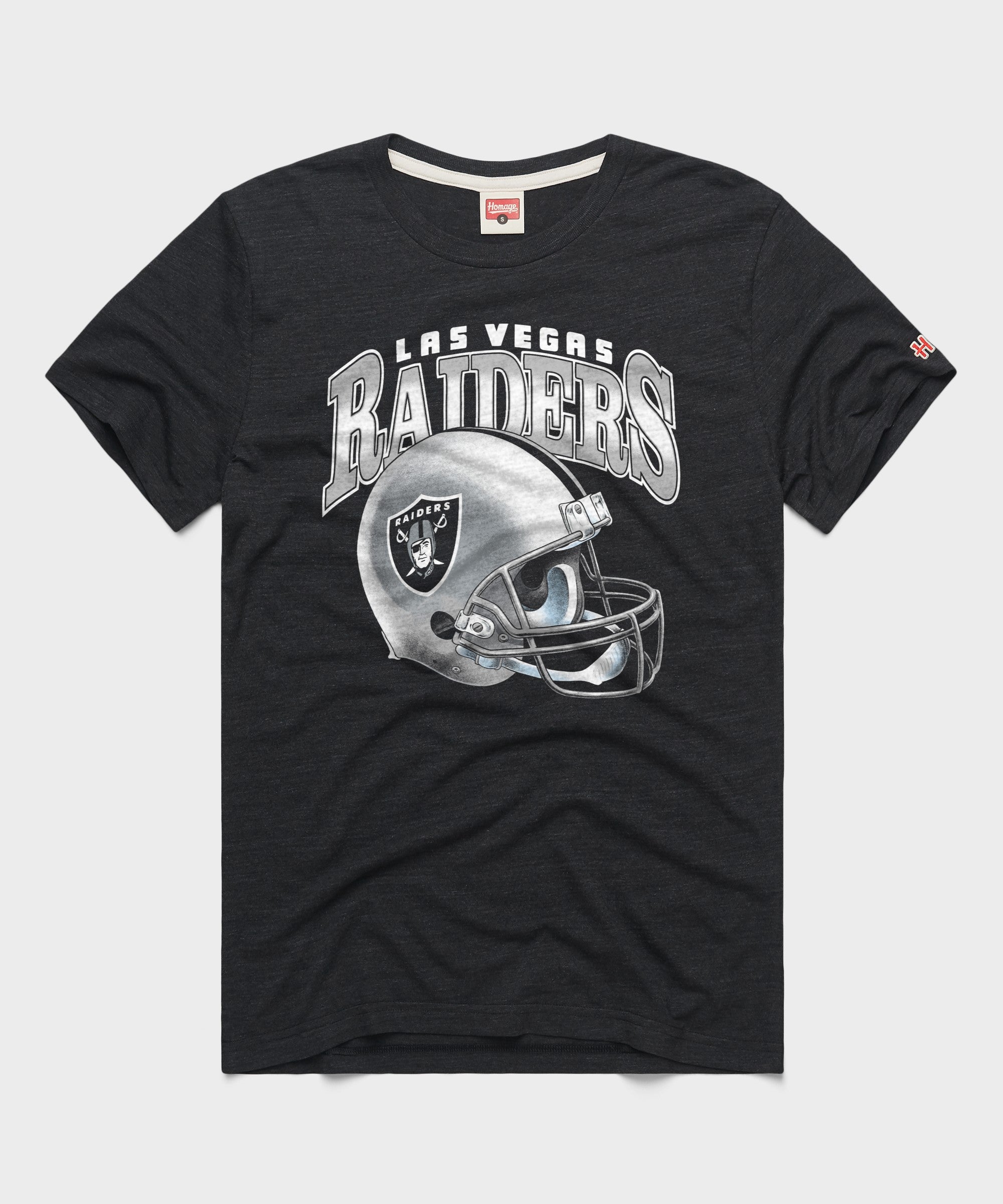 Las Vegas Raiders Gradient Helmet | Men's NFL T-Shirt – HOMAGE