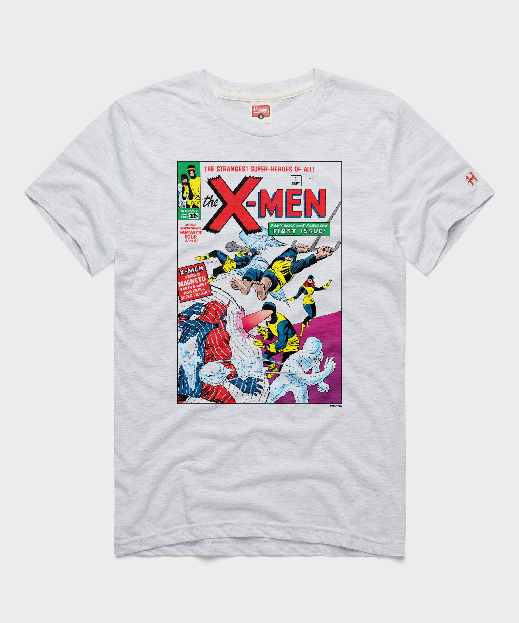 X-Men Issue #1 Cover Introducing X-Men | Retro X-Men Comic T-Shirt – HOMAGE