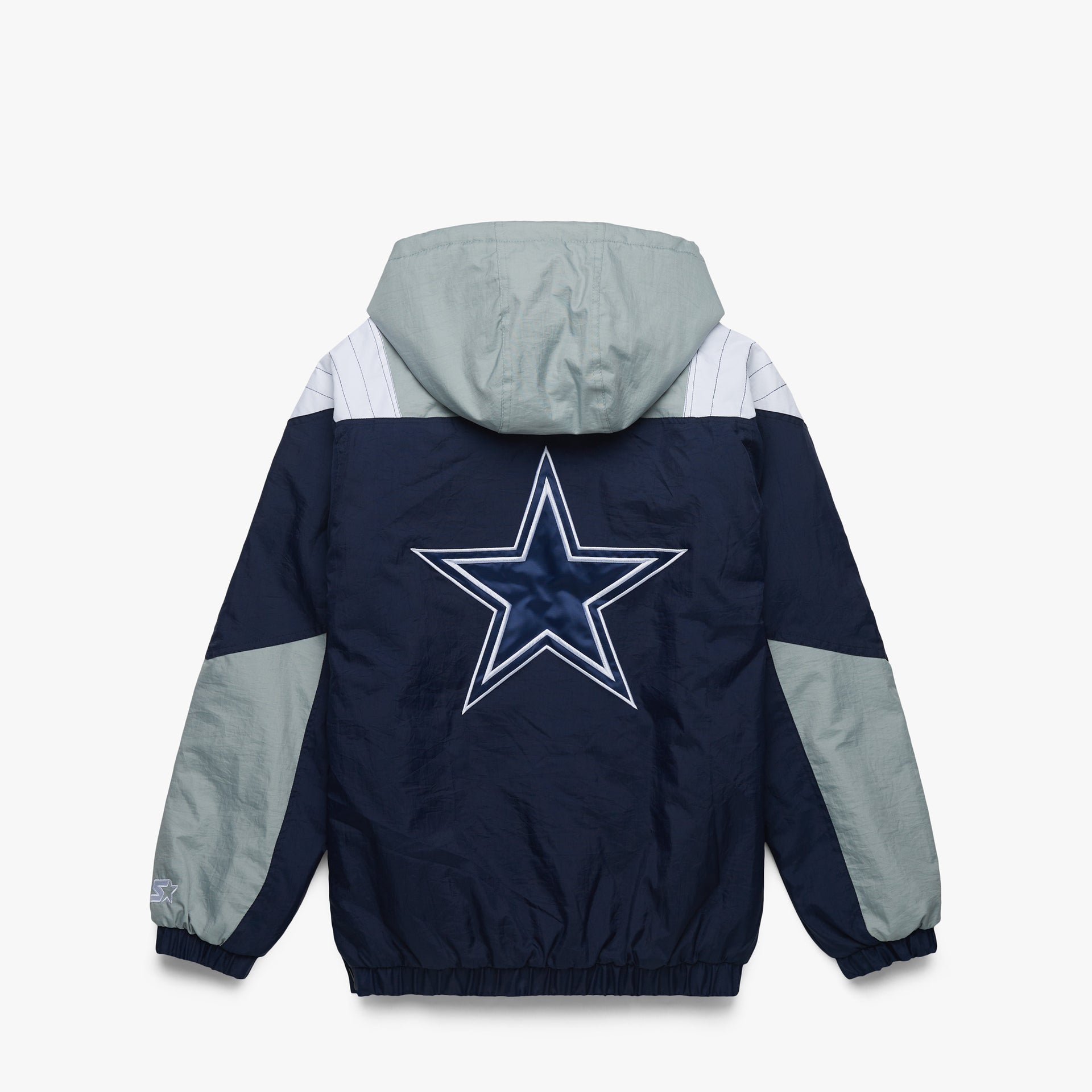 HOMAGE X Starter Cowboys Pullover Jacket | Retro Dallas Cowboys Jacket