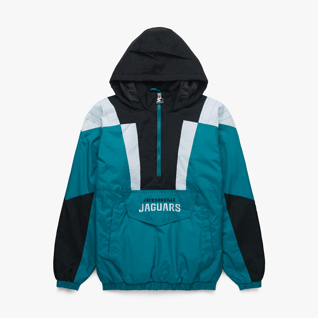 HOMAGE X Starter Jaguars Pullover Jacket | Retro Jacksonville Jaguars ...