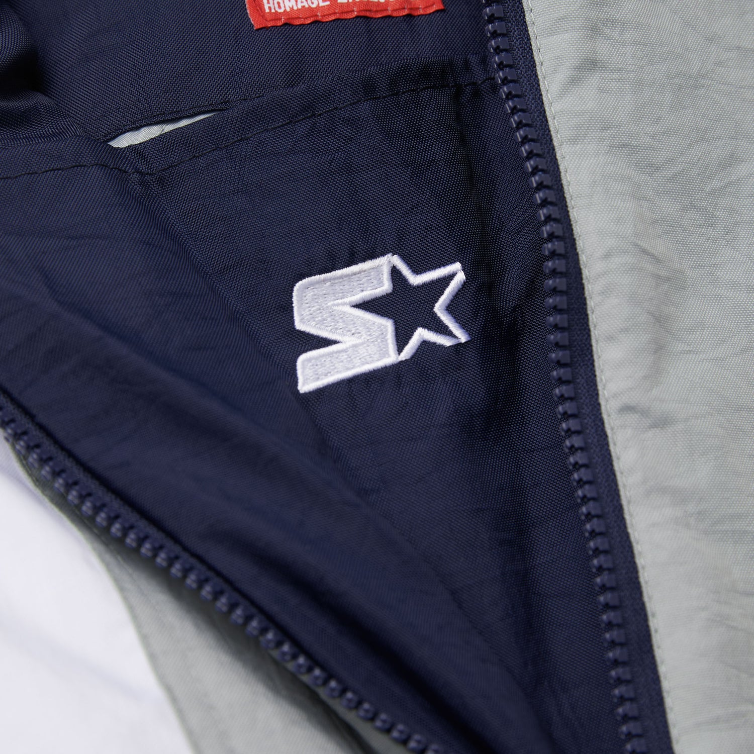 HOMAGE X Starter Cowboys Pullover Jacket | Retro Dallas Cowboys Jacket