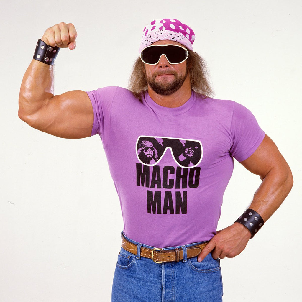 Macho Man Shades | Retro Randy Savage WWE Wrestling T-Shirt – HOMAGE